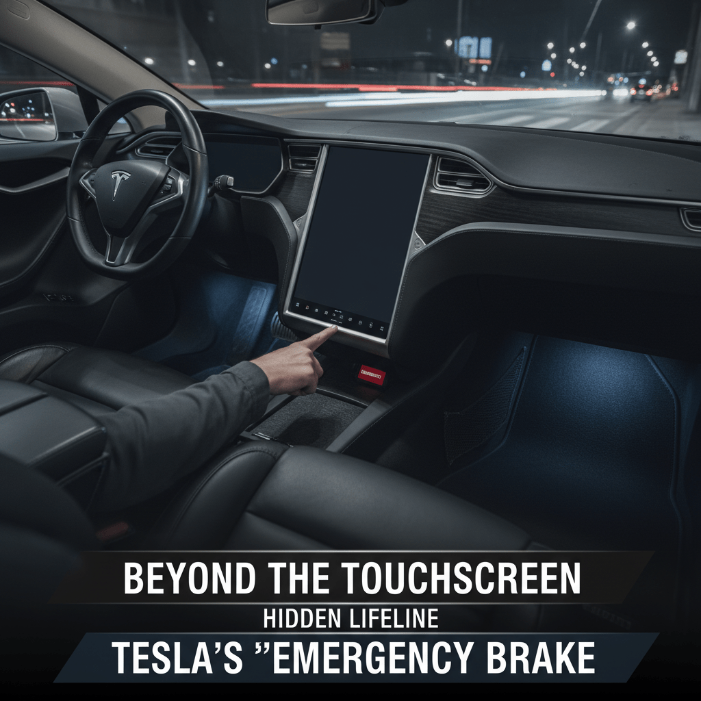 Beyond the Touchscreen: Demystifying Tesla's "Emergency Brake" and Its