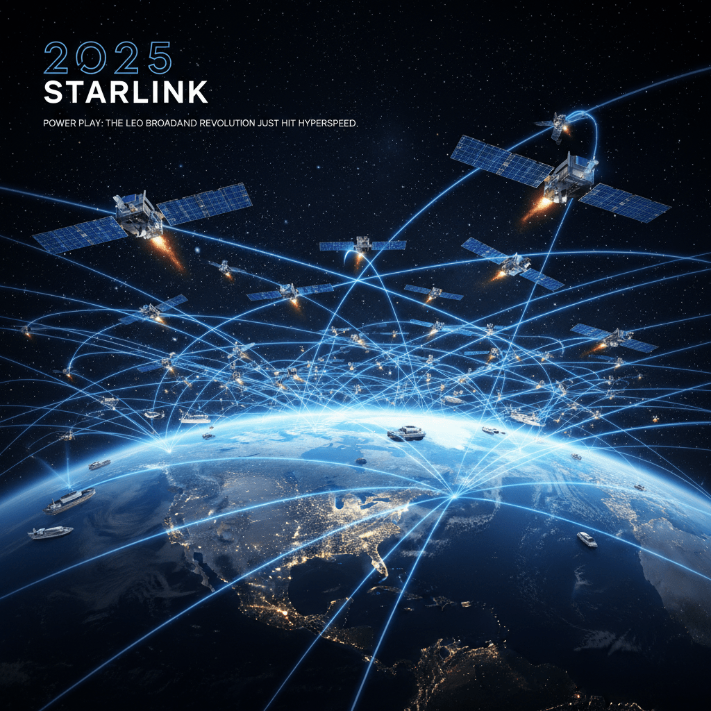 Starlink's 2025 Power Play: The LEO Broadband Revolution Just Hit Hype