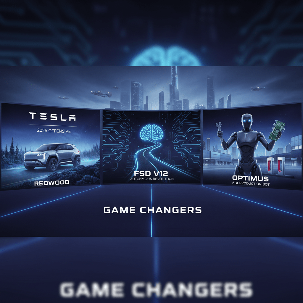 Tesla's 2025 Offensive: Why Redwood, FSD V12 & Optimus Are Game Change