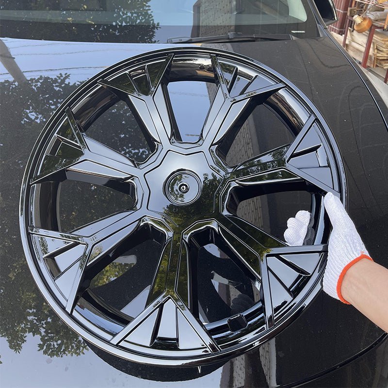 Tesla Model Y 19" Tomahawk Wheel Covers | Aerodynamic Hubcaps