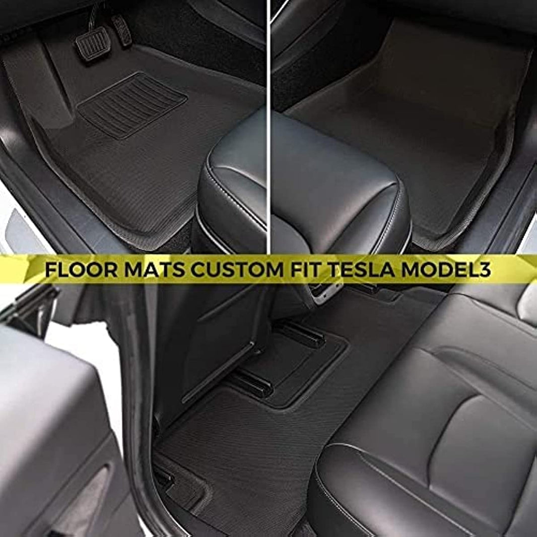 Tesla Floor Mats for Model Y/3/S/X