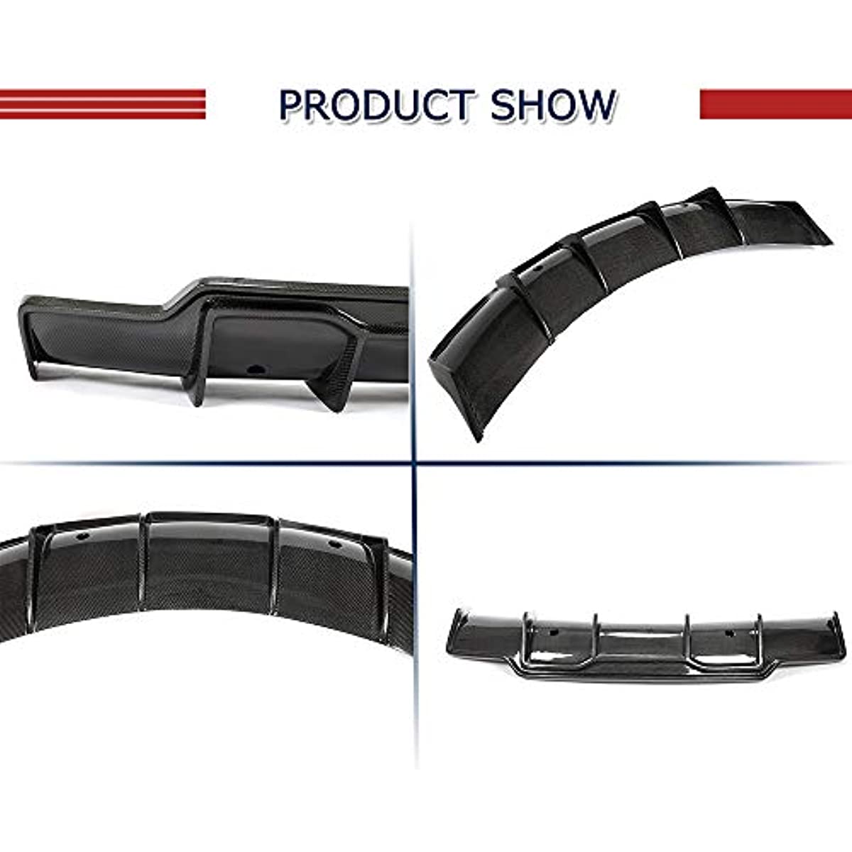 Carbon Fiber Rear Diffuser for Tesla Model 3