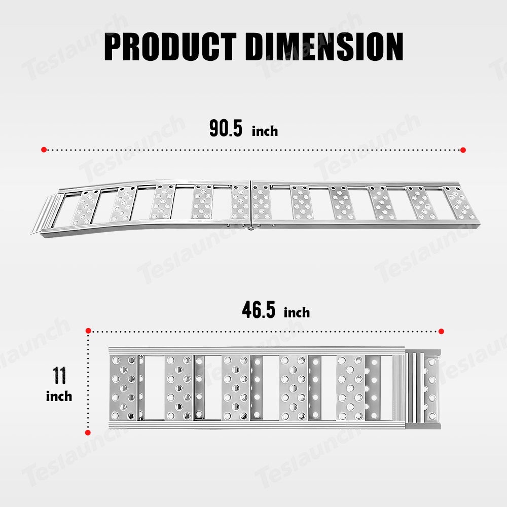 Cybertruck Folding Aluminum Loading Ramp | ATV UTV Truck Van