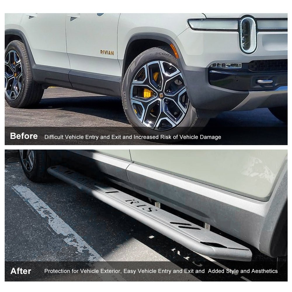 RIVIAN R1T/R1S Running Board Side Steps Nerf Bars Rivian Exterior Acce