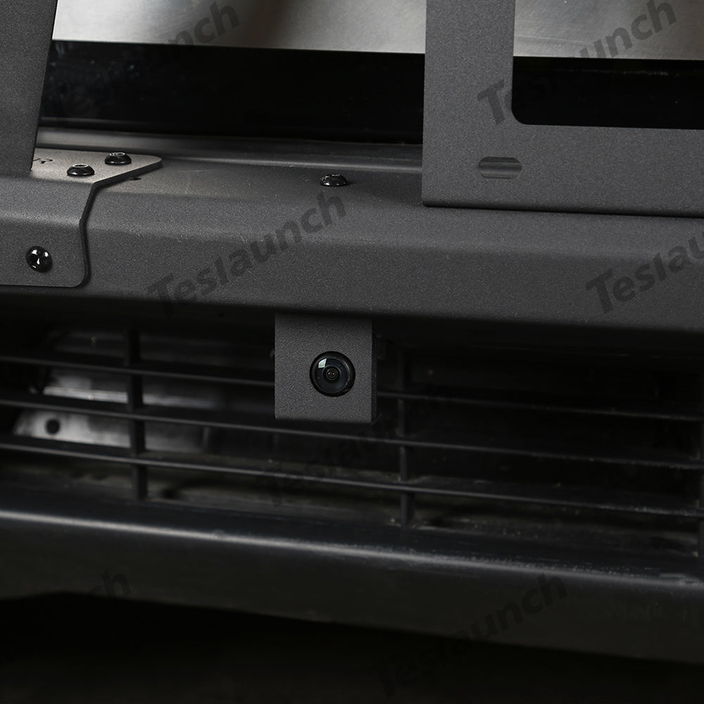 Heavy Duty Front Bumper with License Plate Frame for Tesla Cybertruck