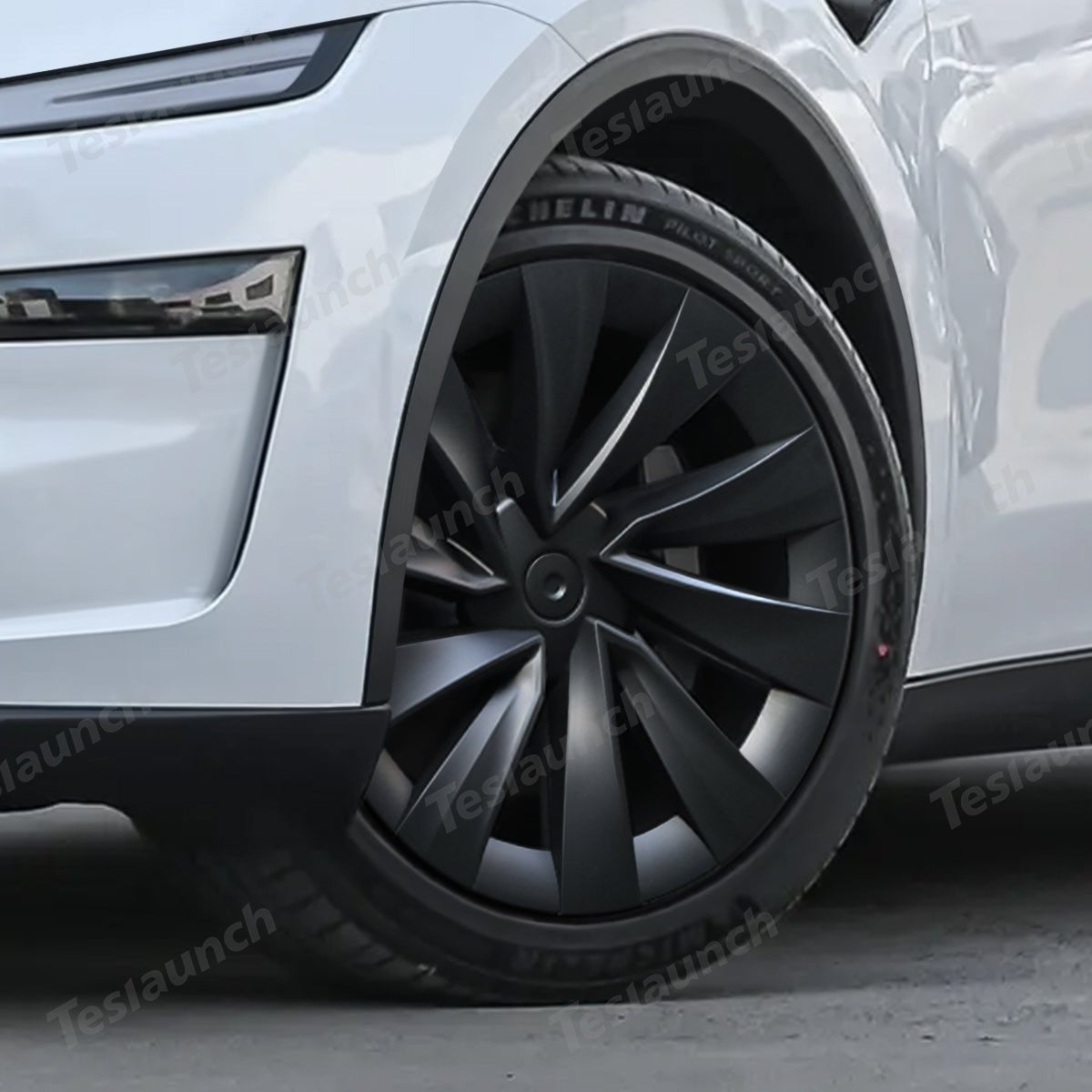 Helix 2.0 Style Wheel Hubcaps (Set of 4) for Tesla 2025+ Model Y Junip