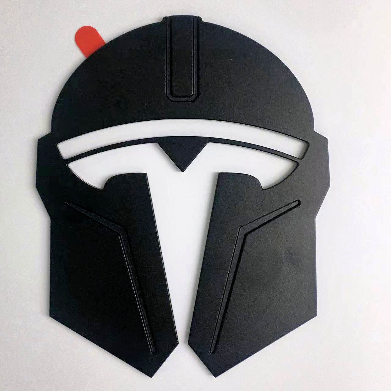 MADALORIAN STAR WARS TESLA EMBLEM BADGE FOR MODEL 3 & Y