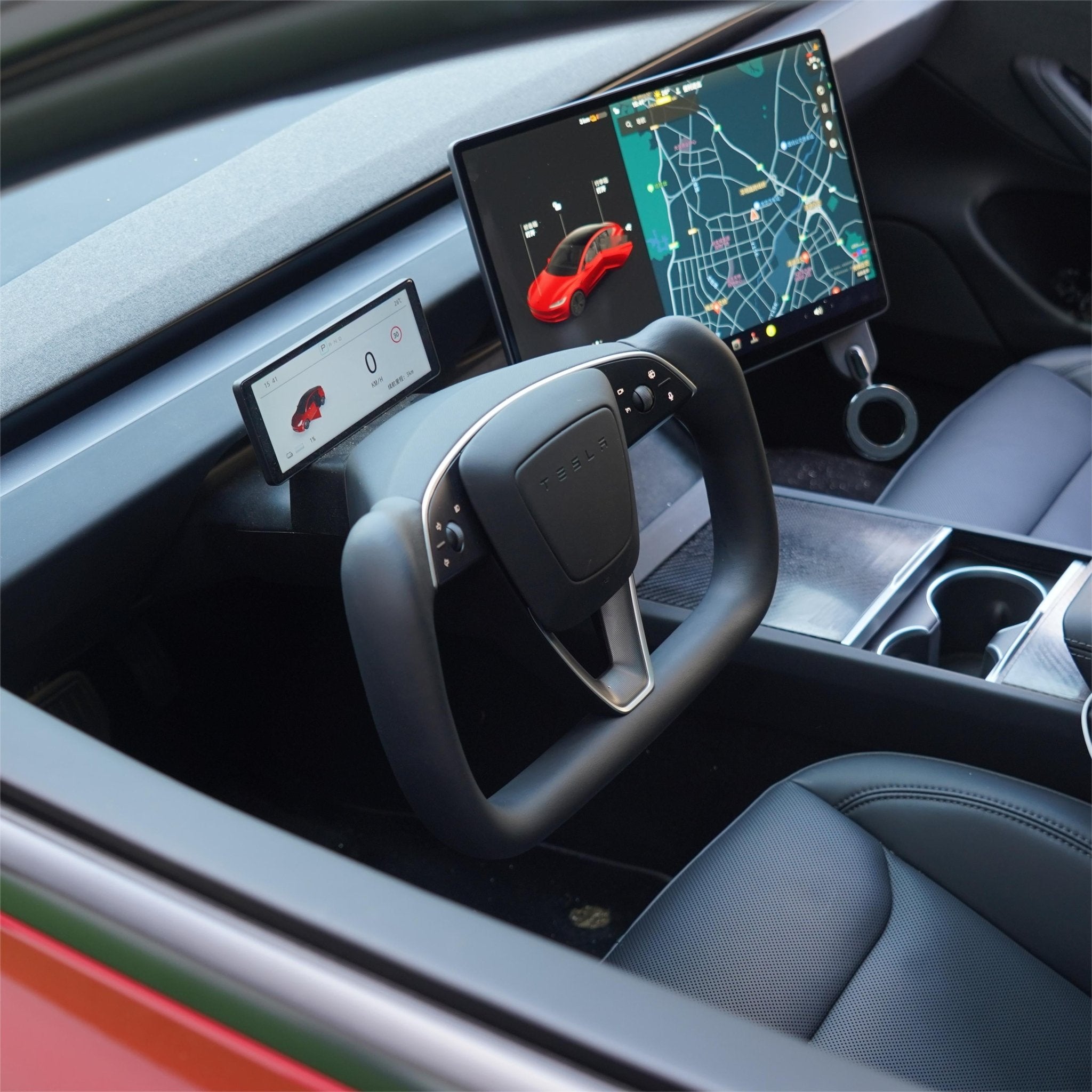 Yoke Plaid Steering Wheel - Tesla Model 3 Highland & Y Juniper (2024 ...