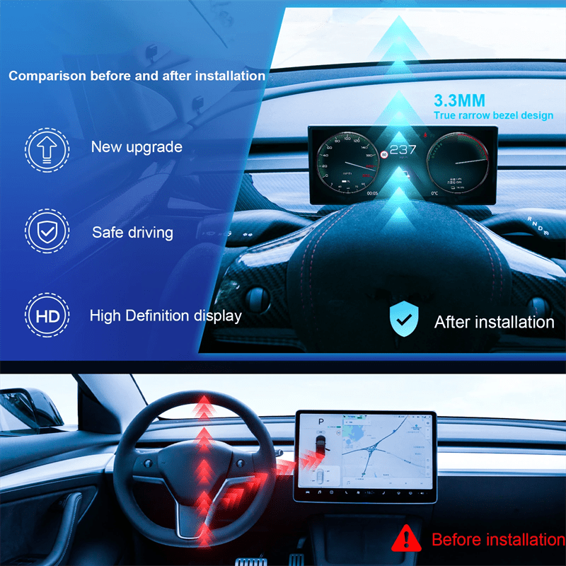 Model 3/Y Center Console Dashboard Touch Screen (Linux 9.0") for Tesla