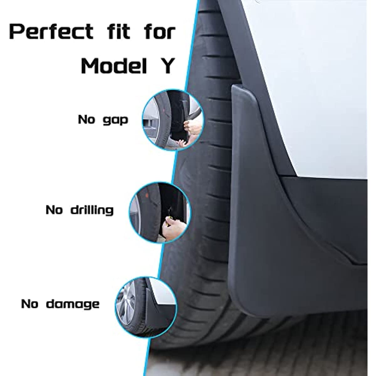 Mud flaps for Tesla Model Y