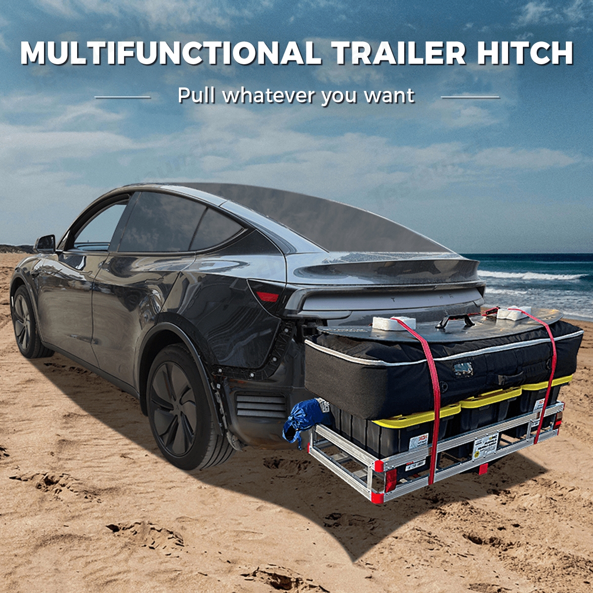 Multifunctional Tow Bar Trailer Hitch for Tesla Model Y Juniper 2025+