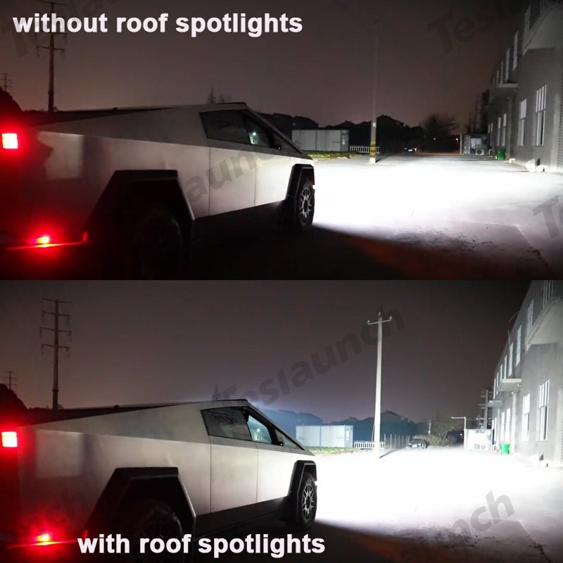 Off-Road & Overland Roof Spotlights and Front Bumper Light Bar for Cyb