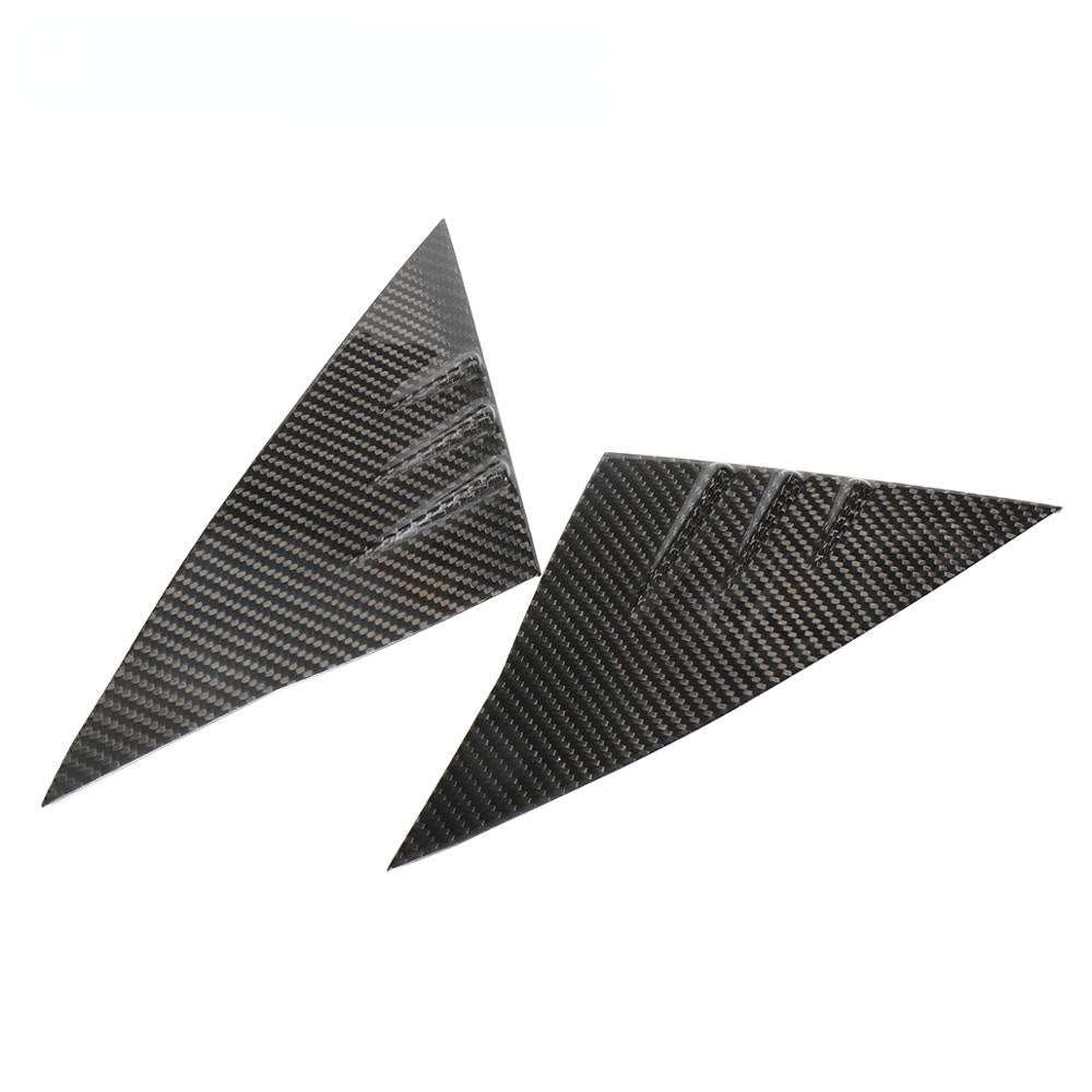 Real Carbon Fiber A-pillar Windows for Tesla Model Y