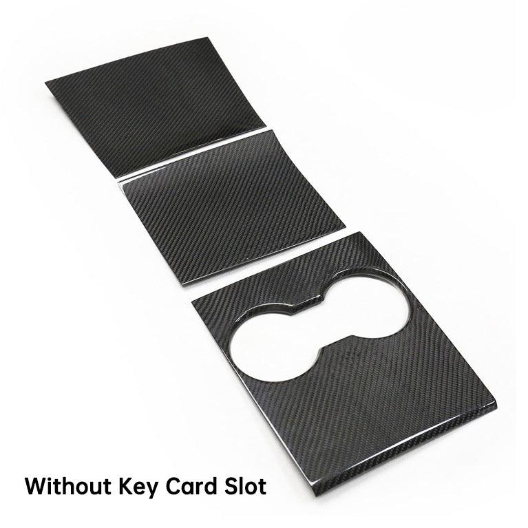 [Real Carbon Fiber] Model 3/Y Center Console Overlays, Decoration Wrap