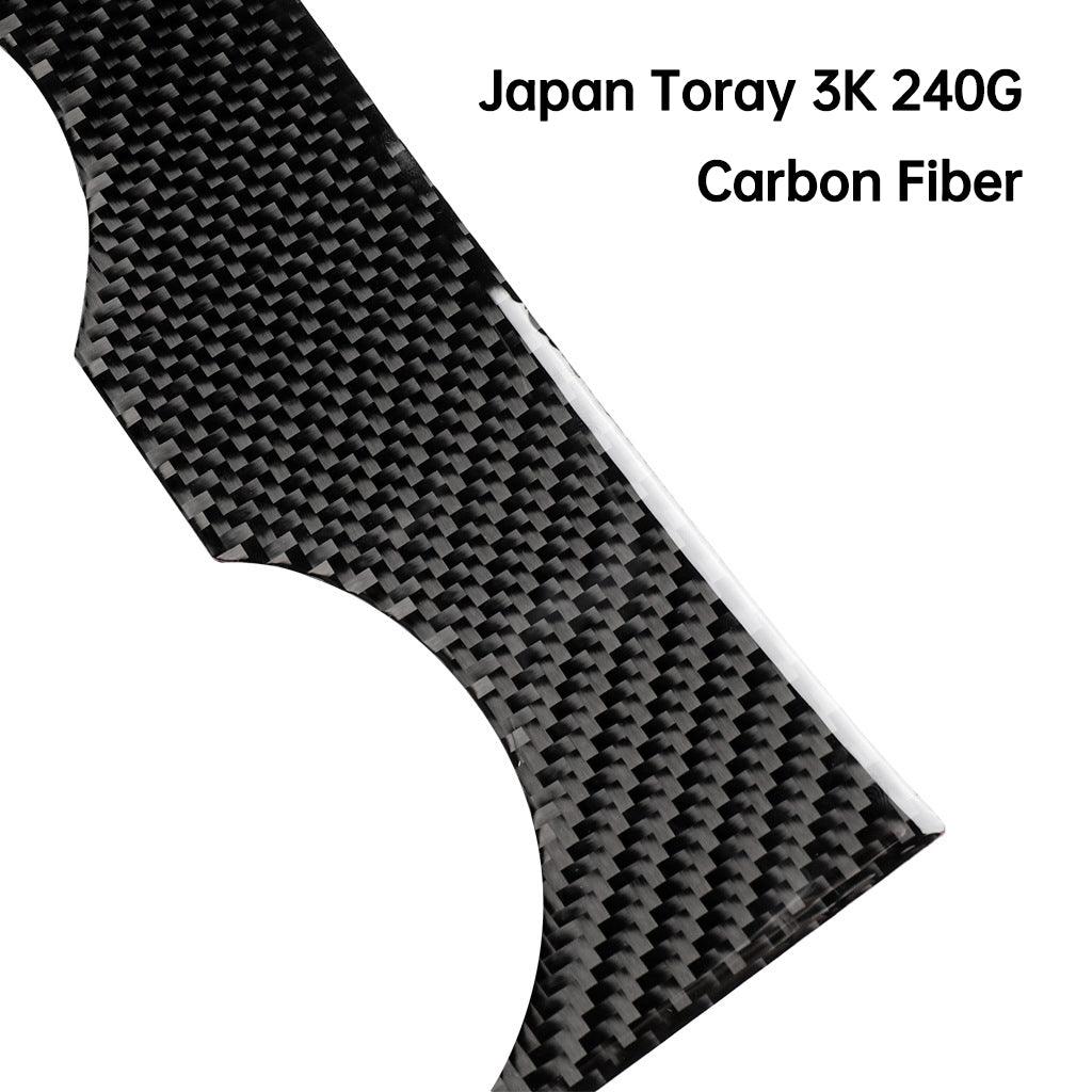 [Real Carbon Fiber] Model 3/Y Center Console Overlays, Decoration Wrap