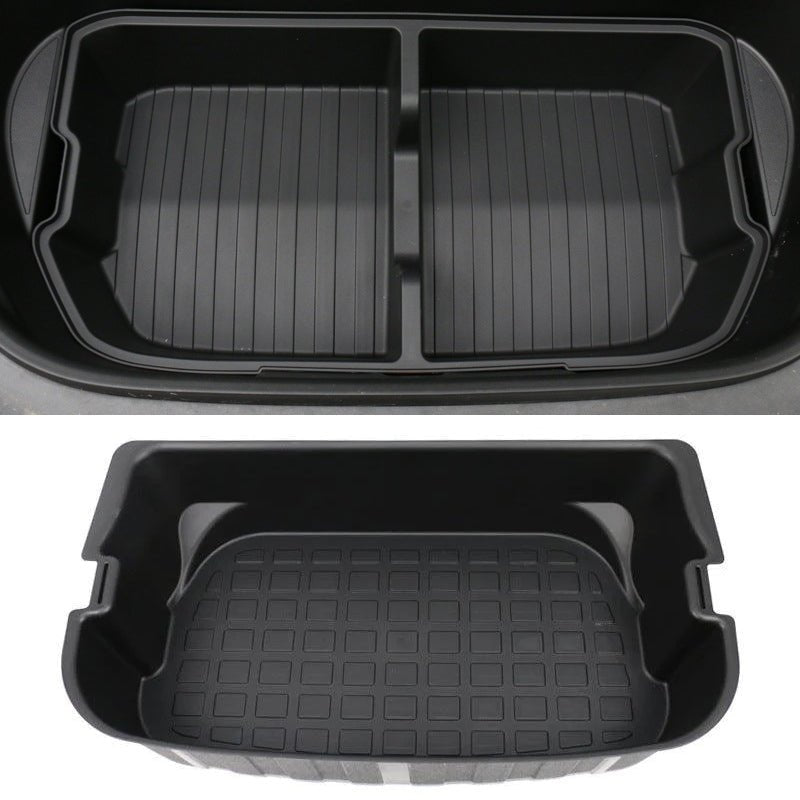 Sub Trunk Dual Level Trunk / Frunk Organizer Boxes For Tesla Model Y