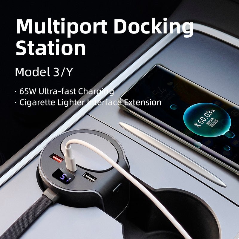 USB hub adapter for Tesla Model 3/Y